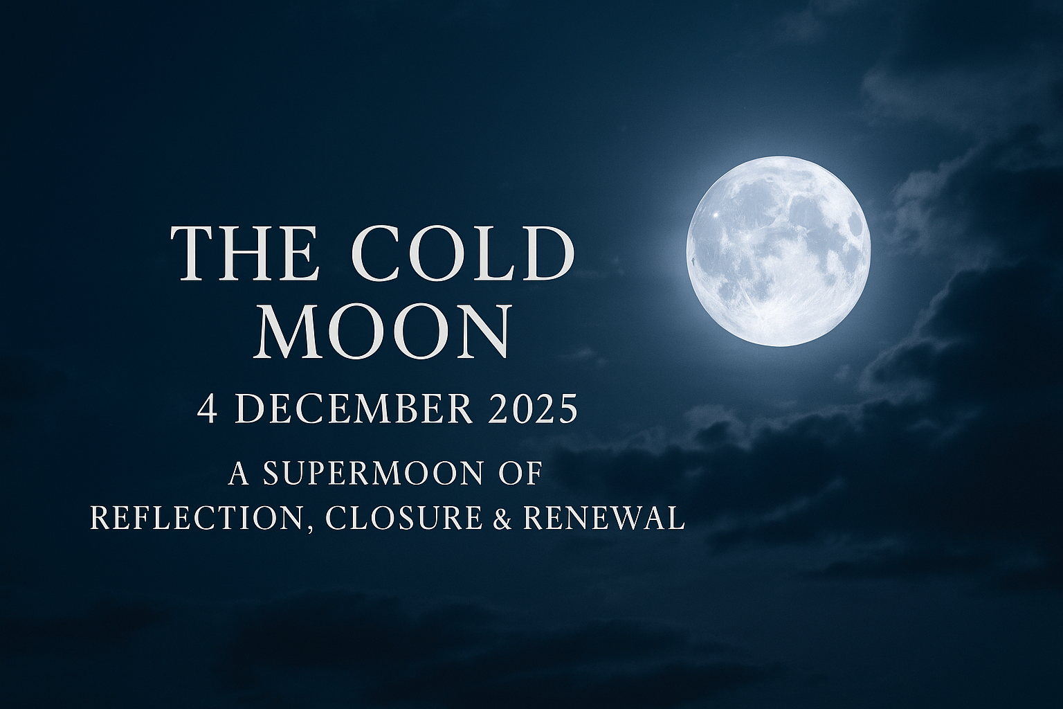December Cold Moon 🥶 – The Kent Crystal Cave